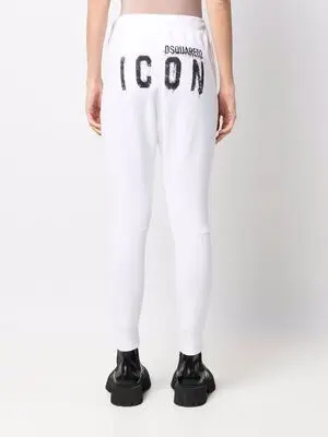 Dsquared2 Icon-print Track Pants - White