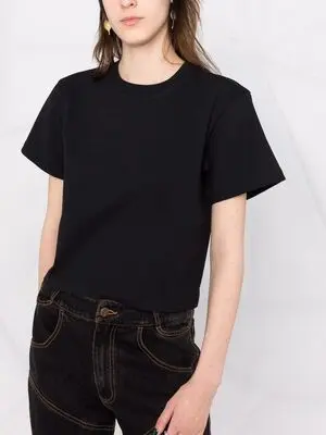 Helmut Lang Core Logo Cropped T-shirt