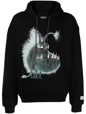 MOSTLY HEARD RARELY SEEN Graphic Print Hoodie - Black