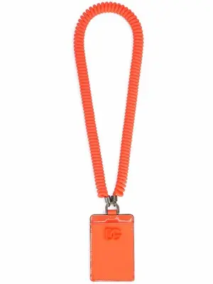 Dolce & Gabbana Neck-strap Logo Cardholder - Orange