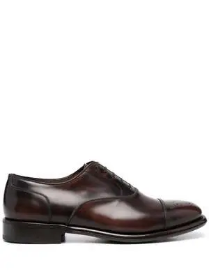 FERRAGAMO Perforated-design Oxford Shoes