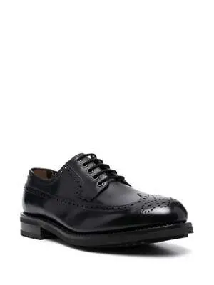 FERRAGAMO Marcus Perforated Derby Shoes