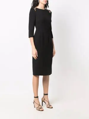 Alberta Ferretti Cut-out Shift Dress