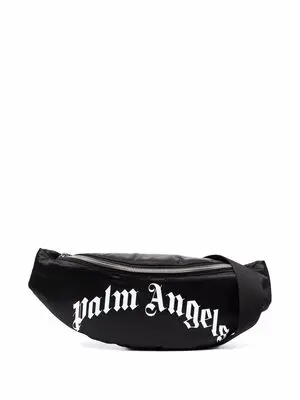 Palm Angels Logo-print Belt Bag - Black