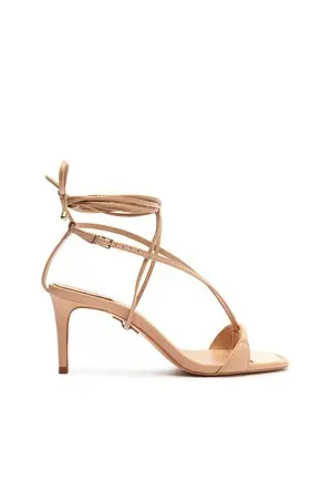 Schutz Vikki Lo Leather Sandal - Beige