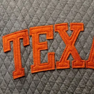 PRESSBOX Texas Longhorns Moose Quilted Pullover Sweatshirt