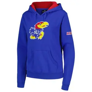 STADIUM ATHLETIC Kansas Jayhawks Big Logo Pullover Hoodie