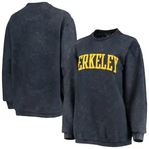 PRESSBOX Cal Bears Comfy Cord Vintage Wash Arch Pullover Sweatshirt