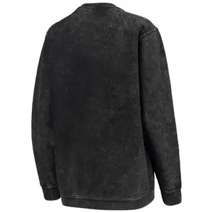 PRESSBOX Michigan State Spartans Comfy Cord Vintage Wash Basic Arch Pullover Sweatshirt