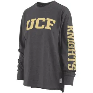 PRESSBOX Ucf Knights Two-hit Canyon Long Sleeve T-shirt - Black
