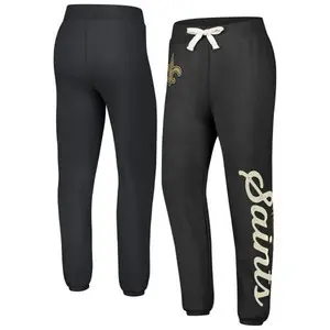 G-III 4HER BY CARL BANKS New Orleans Saints Scrimmage Fleece Pants - Black