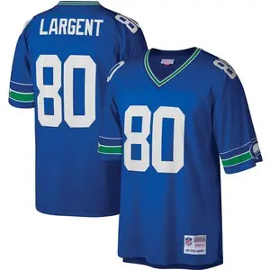 Mitchell & Ness Steve Largent Seattle Seahawks Big & Tall 1985 Retired Player Replica Jersey - Royal