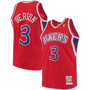 Mitchell & Ness Allen Iverson Philadelphia 76ers 1996/97 Hardwood Classics Authentic Jersey