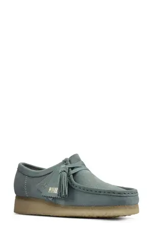Clarks Clarks(r) Wallabee Chukka Boot Ocean Blue Suede