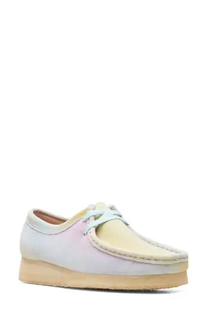 Clarks Clarks(r) Wallabee Chukka Boot White/ Blue