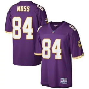 Mitchell & Ness Randy Moss Minnesota Vikings Big & Tall 1998 Retired Player Replica Jersey - Purple