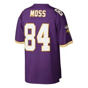Mitchell & Ness Randy Moss Minnesota Vikings Big & Tall 1998 Retired Player Replica Jersey