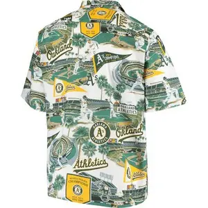 Reyn Spooner Oakland Athletics Scenic Button-up Shirt