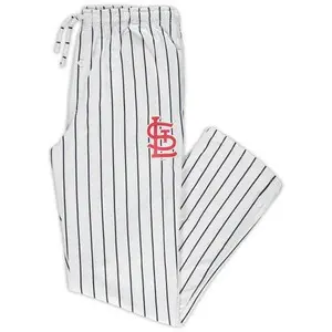 CONCEPTS SPORT Navy St. Louis Cardinals Big & Tall Pinstripe Sleep Pants - White