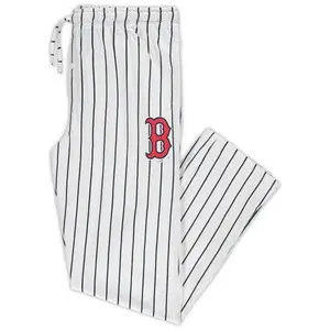 CONCEPTS SPORT Navy Boston Red Sox Big & Tall Pinstripe Sleep Pants - White