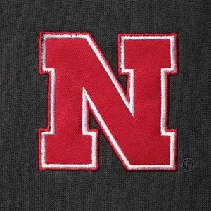 COLOSSEUM Nebraska Huskers Tortugas Logo Quarter-zip Jacket - Charcoal