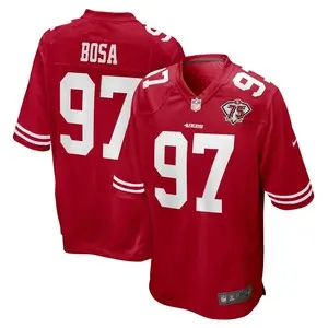 Nike Nick Bosa San Francisco 49ers 75th Anniversary Game Jersey