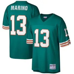 Mitchell & Ness Dan Marino Miami Dolphins Big & Tall 1984 Retired Player Replica Jersey - Aqua