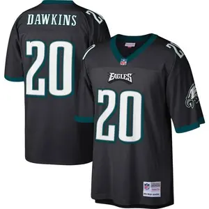 Mitchell & Ness Brian Dawkins Philadelphia Eagles Legacy Replica Jersey - Black