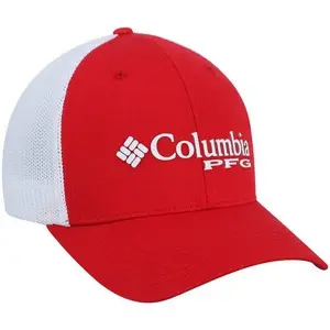 Columbia Scarlet Nebraska Huskers Collegiate Pfg Flex Hat