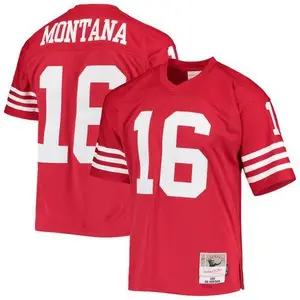 Mitchell & Ness Joe Montana San Francisco 49ers Legacy Replica Jersey - Scarlet