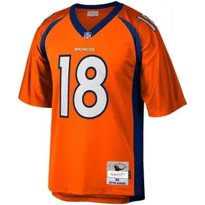 Mitchell & Ness Peyton Manning Denver Broncos Big & Tall 2015 Retired Player Replica Jersey