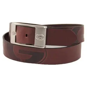 EAGLES WINGS Georgia Bulldogs Leather Belt - Brown
