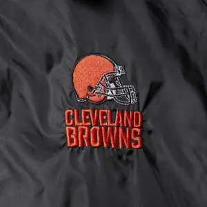 DUNBROOKE Cleveland Browns Coaches Classic Raglan Full-snap Windbreaker Jacket