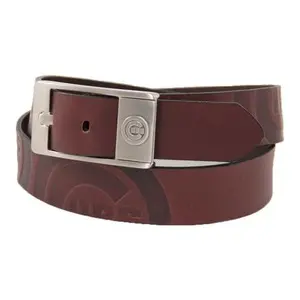 EAGLES WINGS Chicago Cubs Leather Belt - Brown