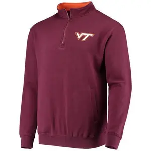 COLOSSEUM Virginia Tech Hokies Tortugas Logo Quarter-zip Jacket - Maroon