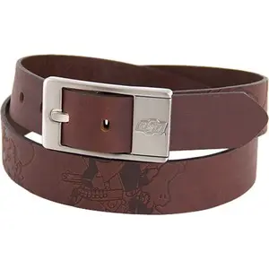 EAGLES WINGS Oklahoma State Cowboys Brandish Leather Belt - Brown