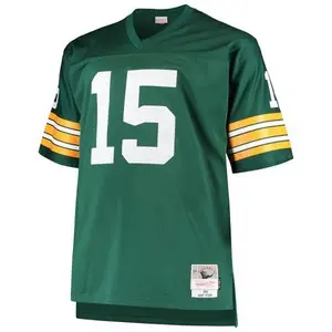 Mitchell & Ness Bart Starr Bay Packers Big & Tall 1968 Retired Player Replica Jersey