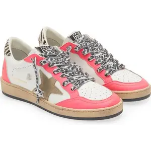 GOLDEN GOOSE Ball Star Distressed Leather Sneakers