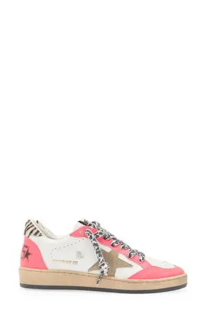 GOLDEN GOOSE Ball Star Distressed Leather Sneakers