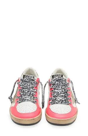 GOLDEN GOOSE Ball Star Distressed Leather Sneakers