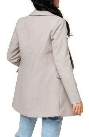 GIBSONLOOK Double-breasted Blazer - Heather Grey
