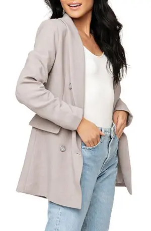 GIBSONLOOK Double-breasted Blazer - Heather Grey