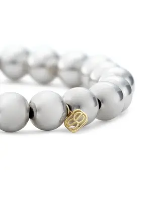 SYDNEY EVAN Two-tone 14k & Diamond Sunflower-charm Bracelet