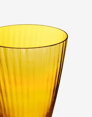 Dolce & Gabbana Hand-blown Murano White Wine Glass - Multicolor
