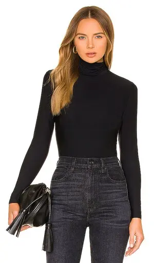 Commando Butter Long Sleeve Cropped Turtleneck