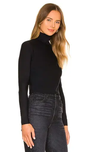 Commando Butter Long Sleeve Cropped Turtleneck