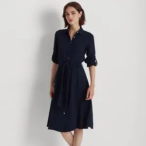 Ralph Lauren Fit-and-flare Shirtdress - Lauren Navy