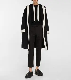 Max Mara Fatina Mid-rise Cropped Pants - Black