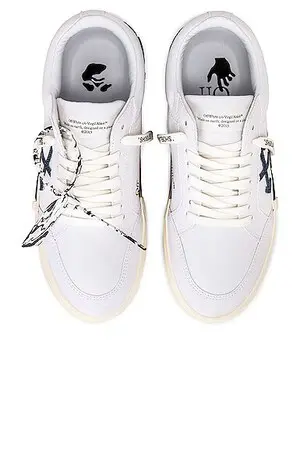 Off-White Low Vulcanized Eco Canvas Sneaker In White