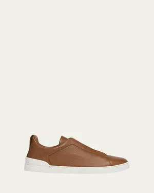 Zegna Round Toe Sneakers For Men